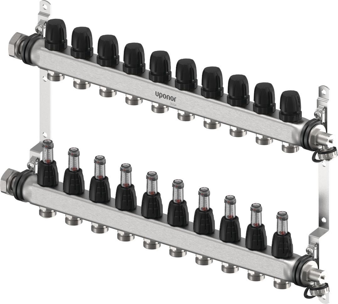 10 Port Uponor Vario S manifold FM | 1140841 – The UFH Group