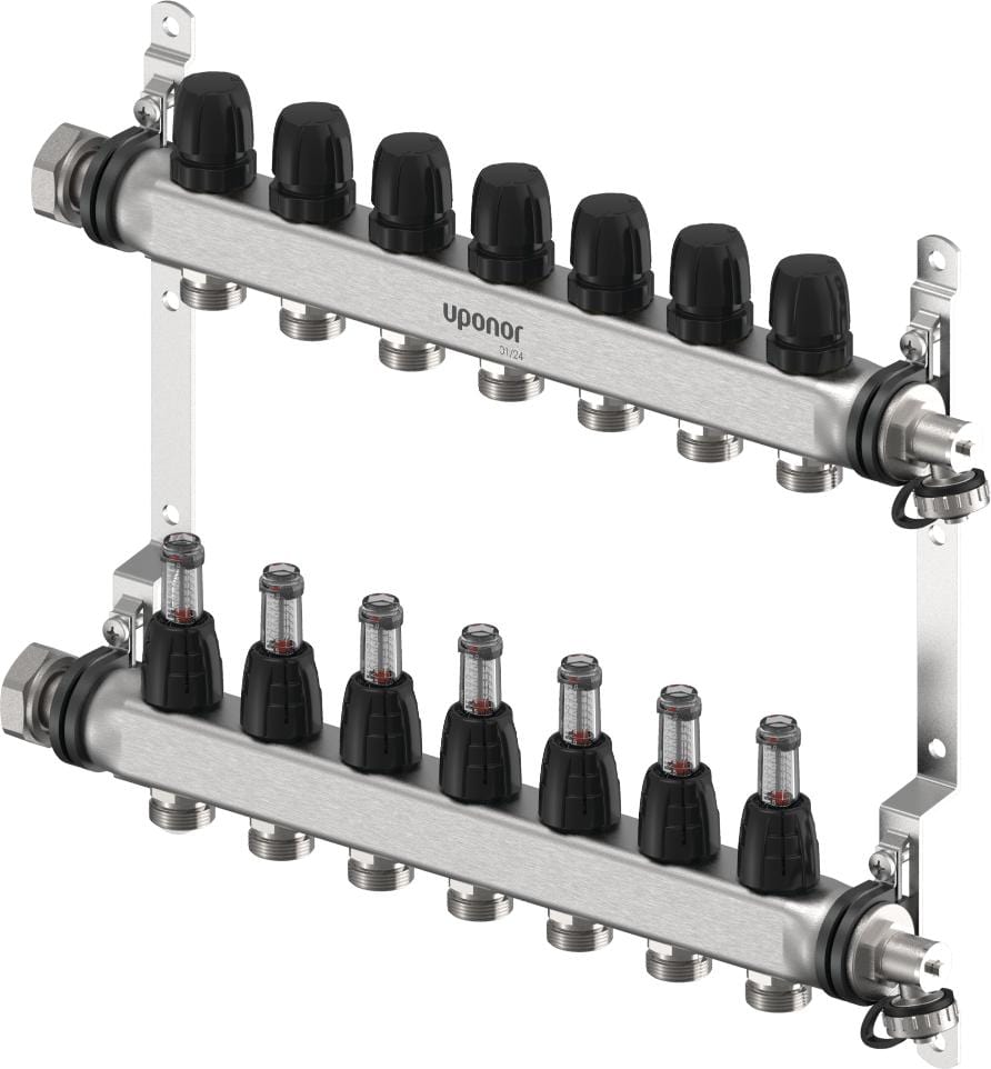 7 Port Uponor Vario S manifold FM | 1140838 – The UFH Group