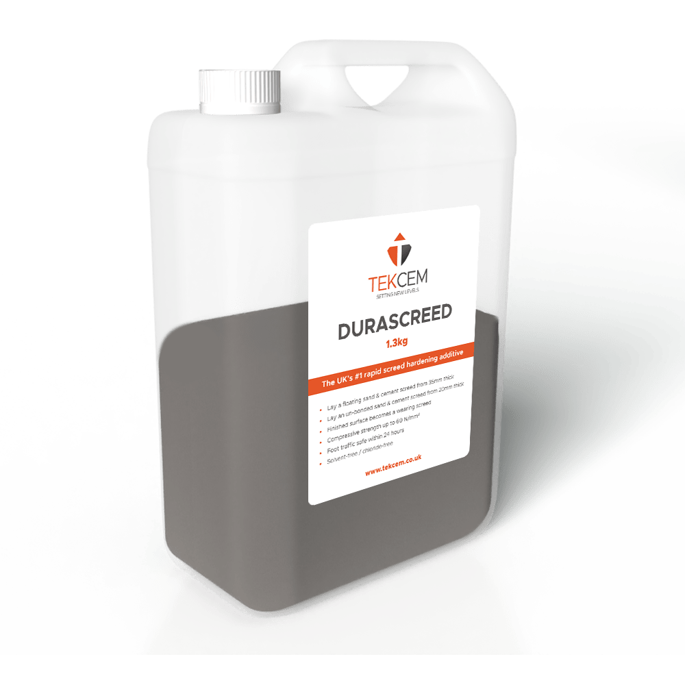 Tekcem Durascreed - Screed Hardening Additive - 1.3kg (4 per box) – The ...