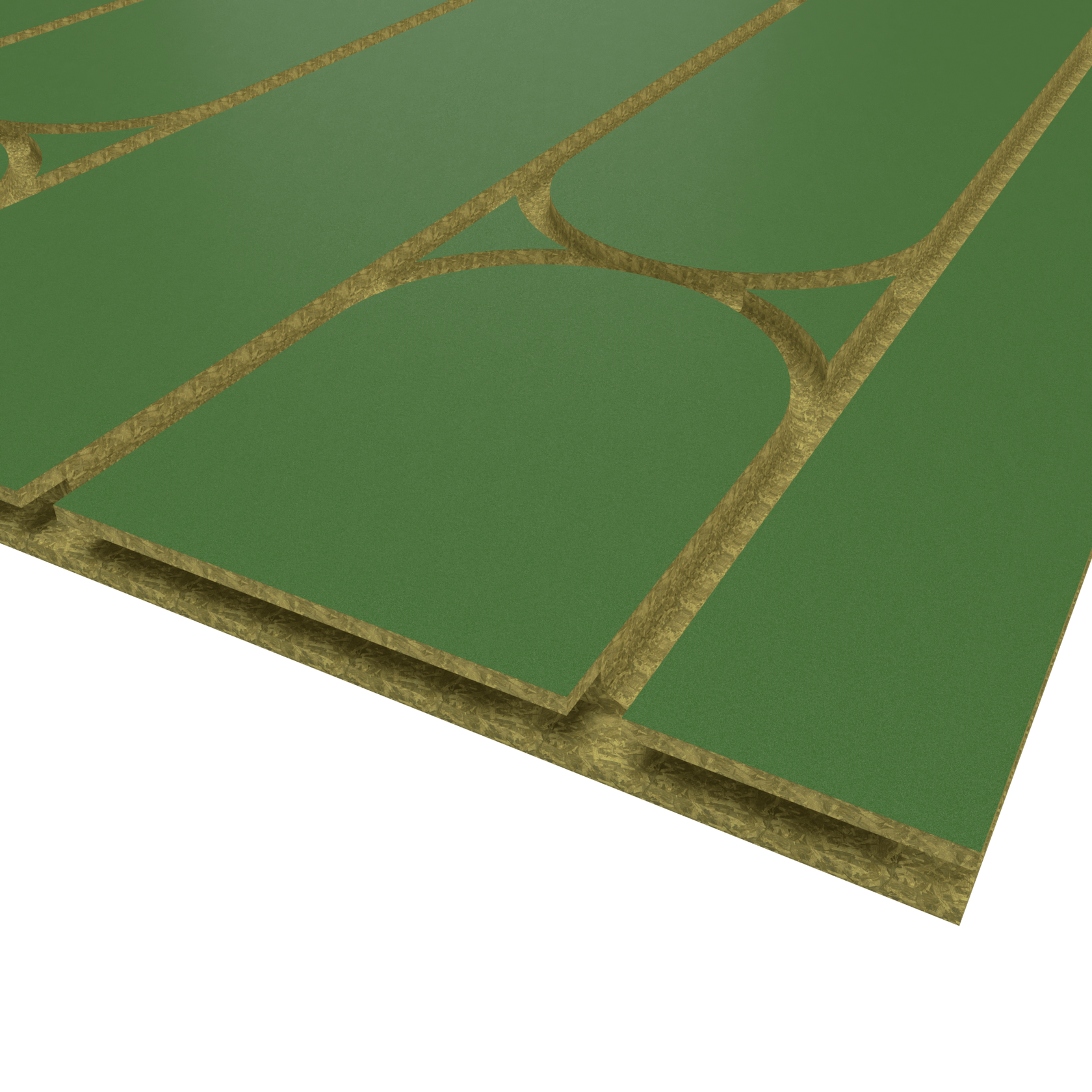 22mm Tekwarm Routed Chipboard UFH Panels | 2400mm x 600mm | 150mm Cent ...