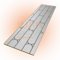 22mm Tekwarm Foiled Routed Chipboard UFH Panels | 2400mm x 600mm | 150 ...